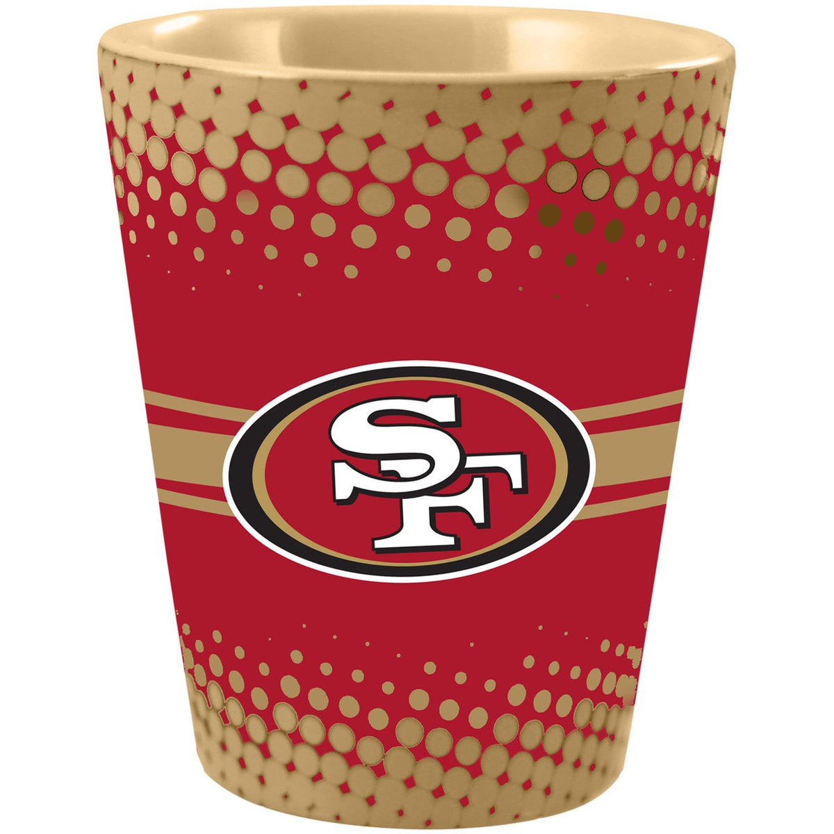 San Francisco 49ers Full Wrap Collectible Glass – SOK Sports