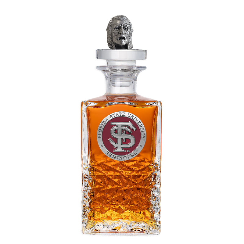 Florida State University FS Logo Heritage Decanter with 3D Top – SOK Sports