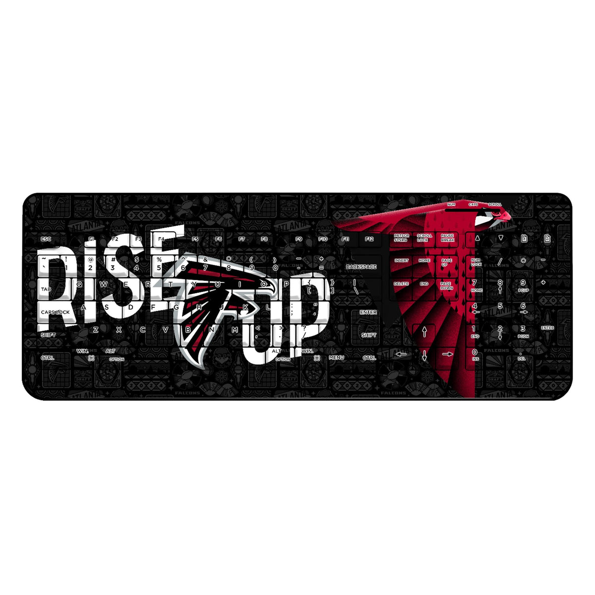 Atlanta Falcons 2024 Illustrated Limited Edition Wireless USB Keyboard ...