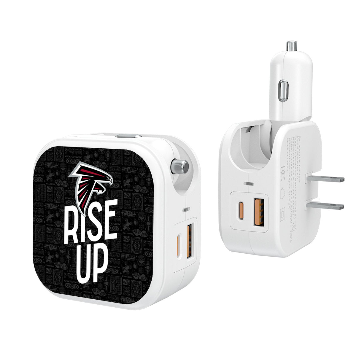 Atlanta Falcons 2024 Illustrated Limited Edition 2 in 1 USB Charger ...