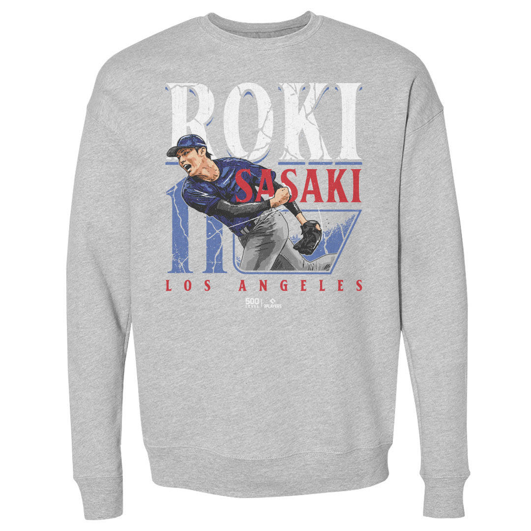 Roki Sasaki Los Angeles D Player Name WHT – SOK Sports