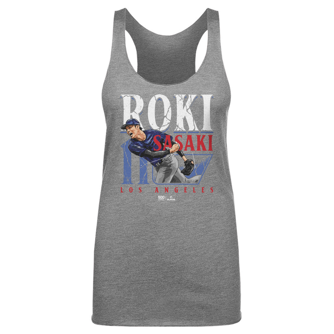 Roki Sasaki Los Angeles D Player Name WHT – SOK Sports